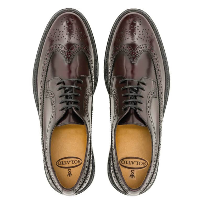 Solatio 256 Royal Brogue - Cherry - Solatio Shoes